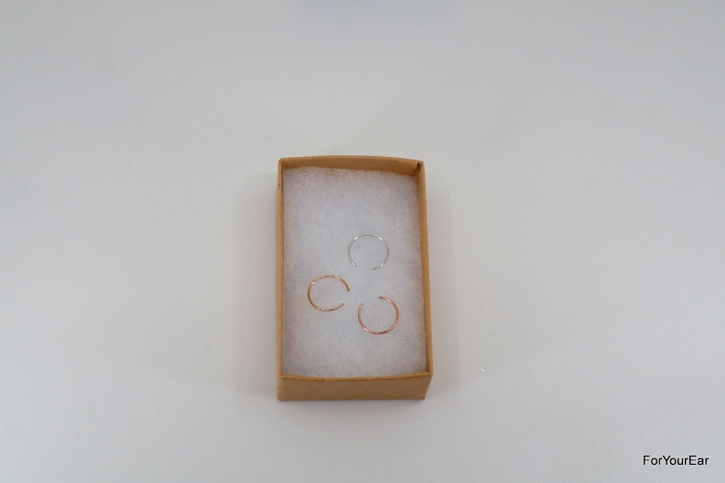 185)minimalist Thin Wire Ear Cuff, No Piercing, Gold Filled, Rose Gold ...