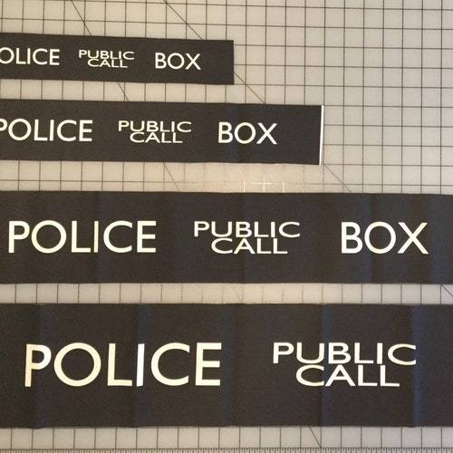 Doctor Who TARDIS Police Box HANDMADE Framed Sign - Etsy