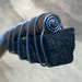 Strength Protection Wand Handmade Wood Quartz Basalt Steel Copper Magic ...