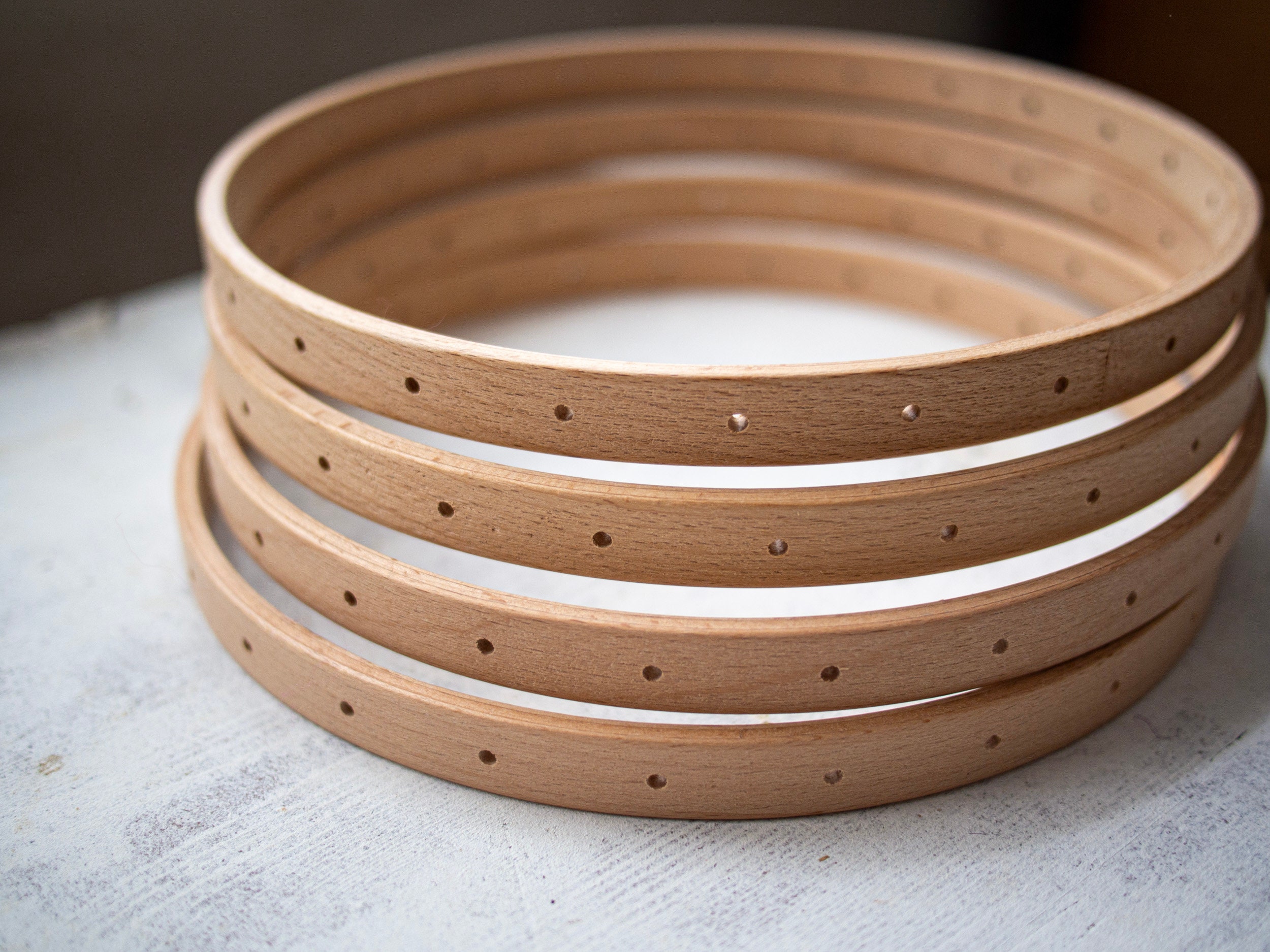 Round Hoop Looms circular Weaving Looms Large Size Wooden - Etsy Canada