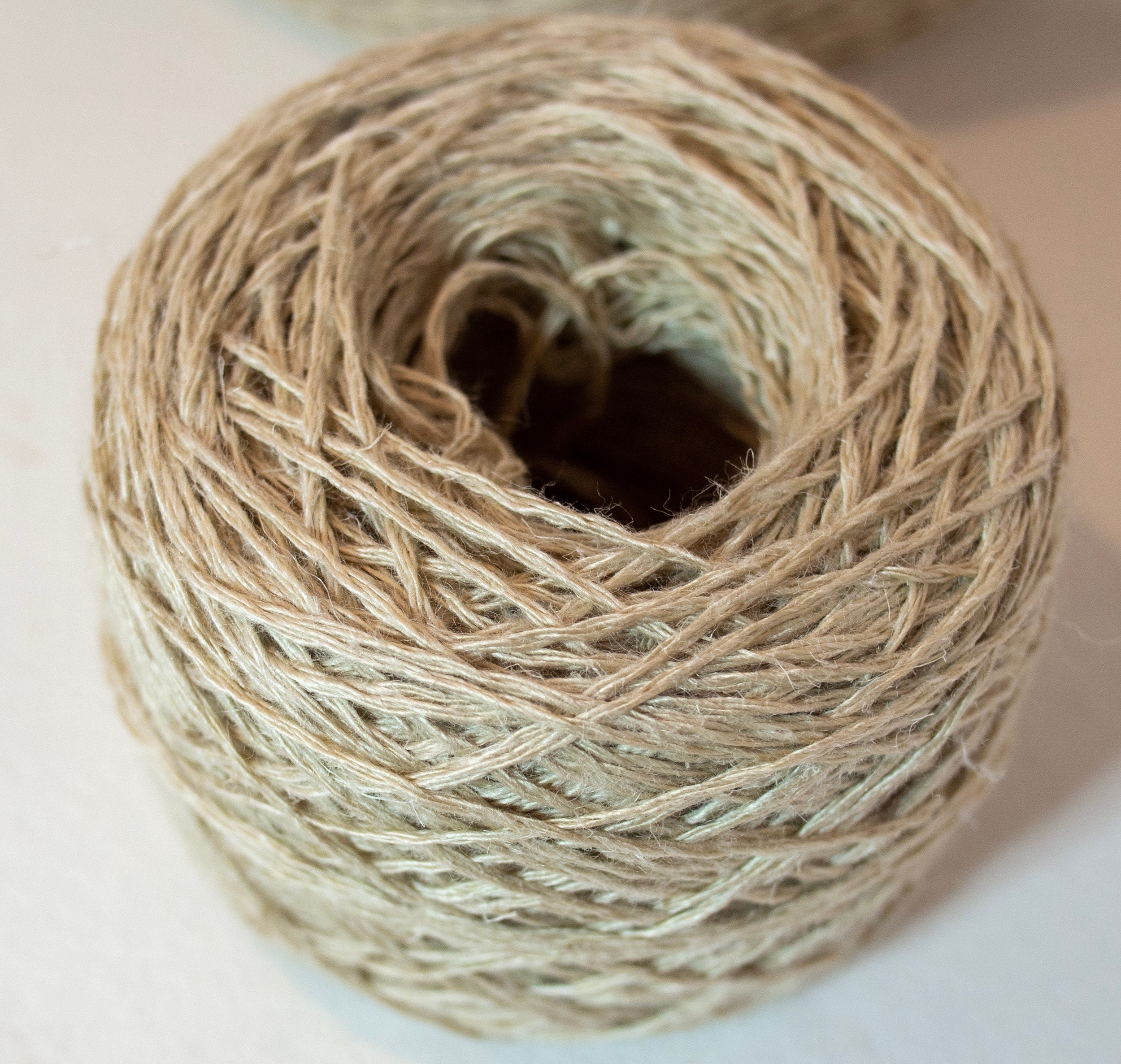 Linen yarn pure flax yarn flax linen raw linen yarn | Etsy