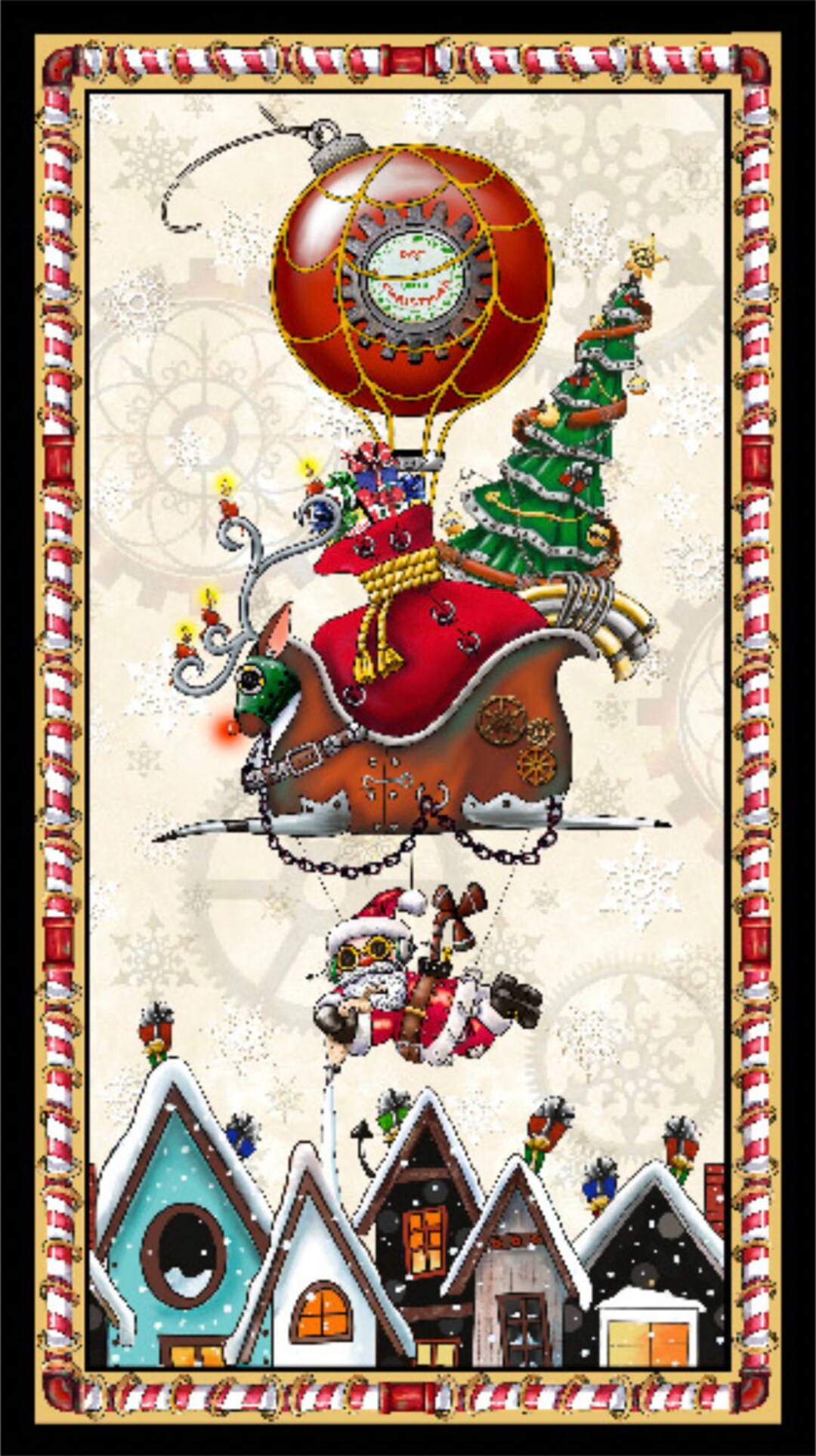 Steampunk Christmas Panel - Etsy