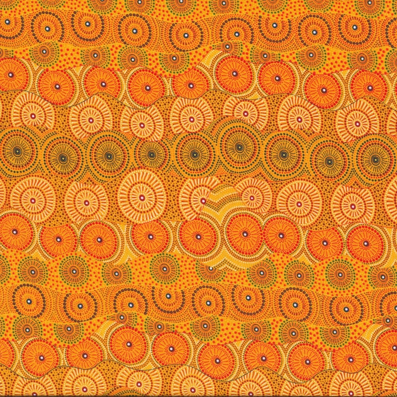 Aboriginal Linen Fabric - Etsy