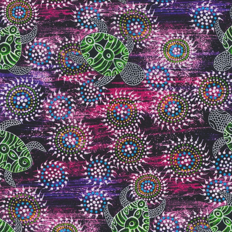 Aboriginal Art Fabric - Etsy