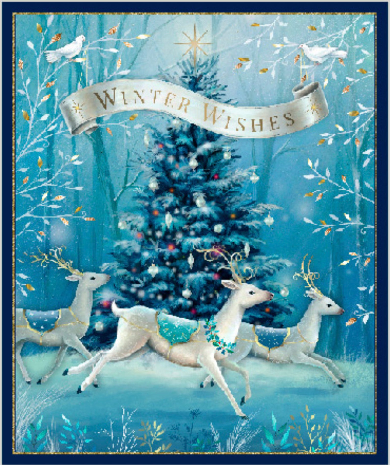 Winter Wishes Panel - Etsy