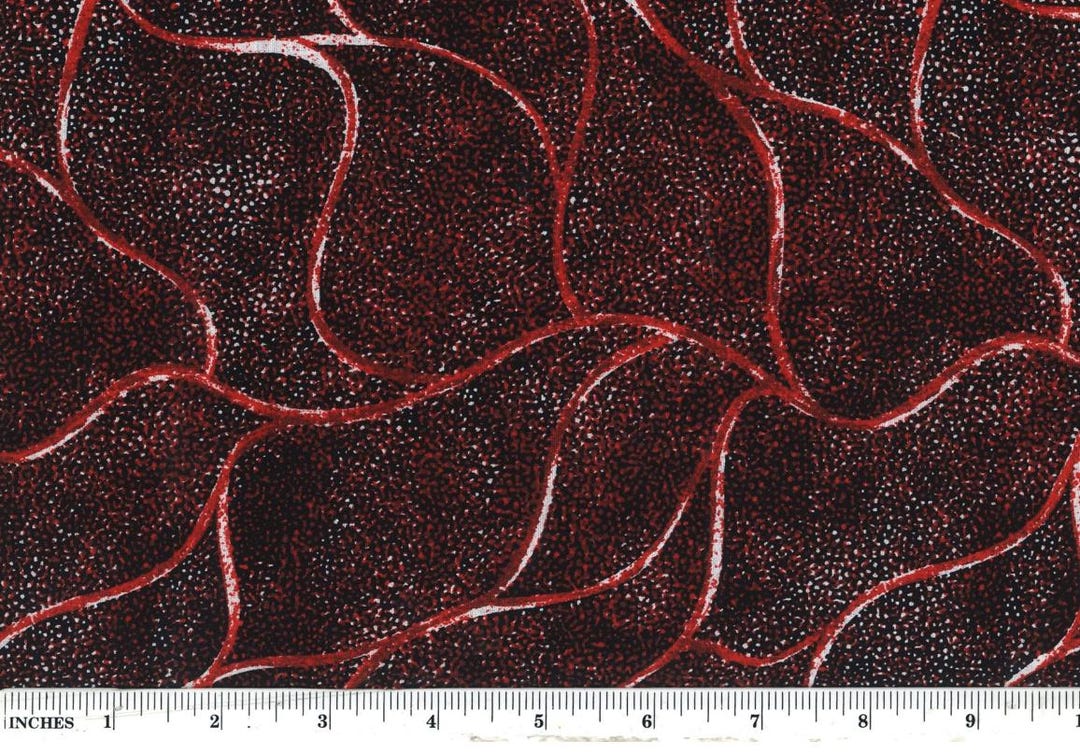 Ladies Walking Along the Line, Sunset, Authentic Aboriginal Fabric - Etsy