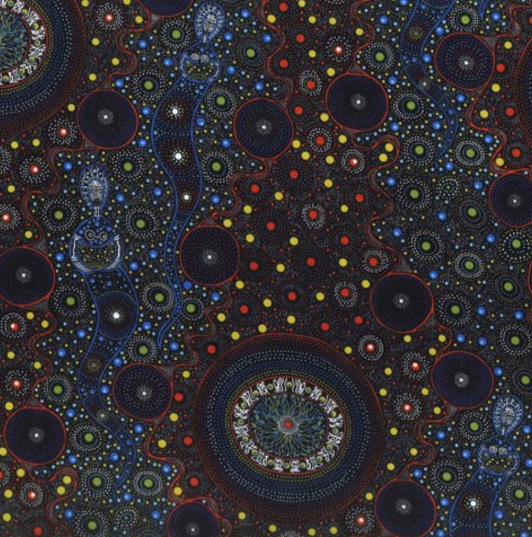 Spiritual Women Red, an Authentic Aboriginal Fabric - Etsy