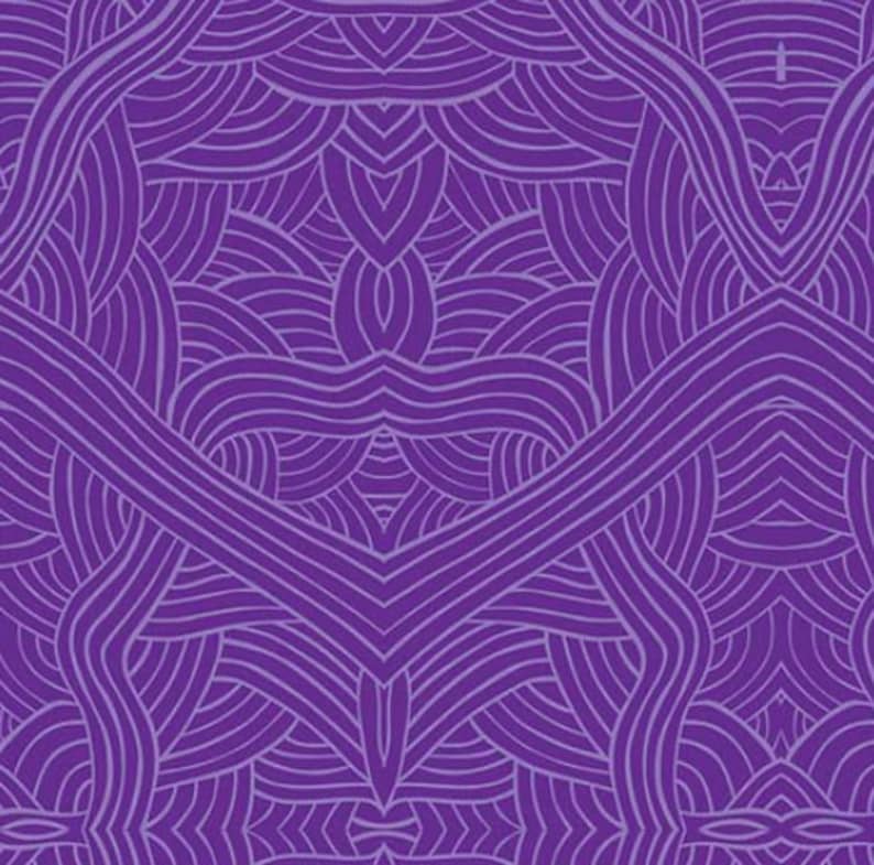 Untitled Purple an Authentic Aboriginal Fabric - Etsy