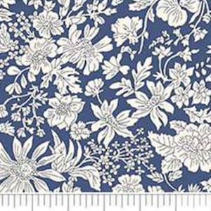 Emily Belle Floral, Sapphire - Etsy