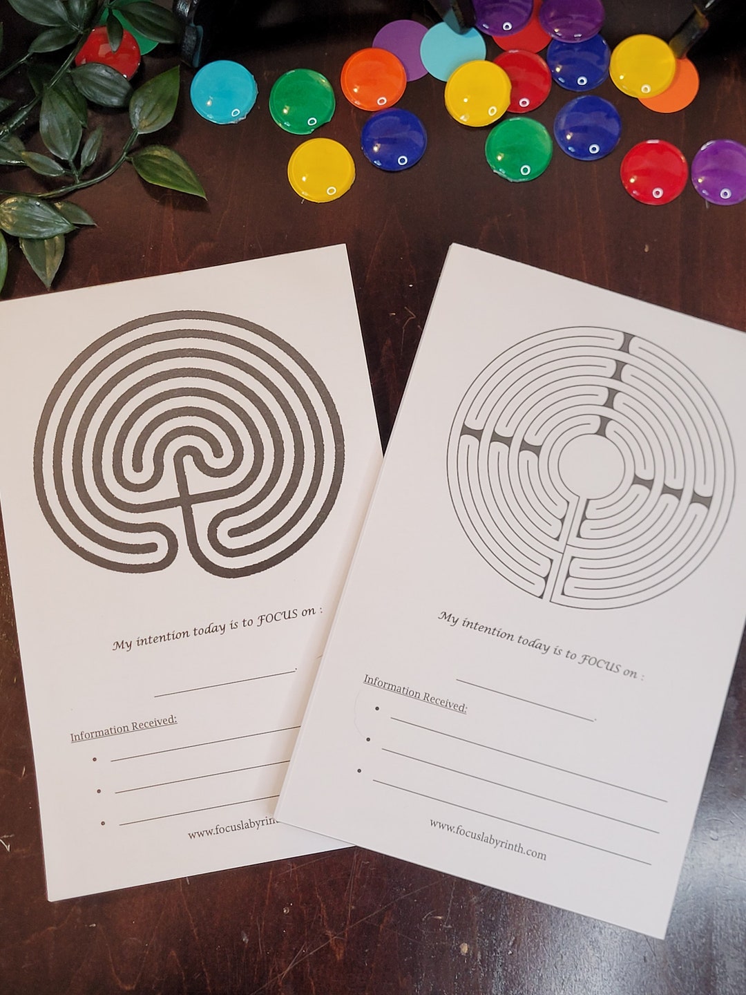 Focus Labyrinth Notepads - Etsy
