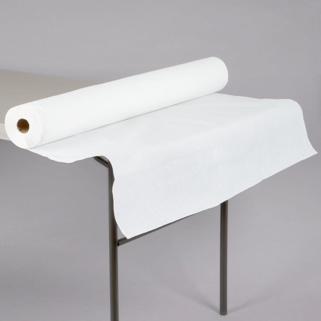 White Embossed Paper Banquet Roll 40"w X 300'L Recyclable ...