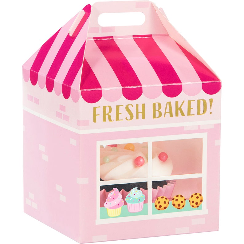 48 Pink Bakery Shop Treat Boxes Cupcakes Cookies Favors - Etsy