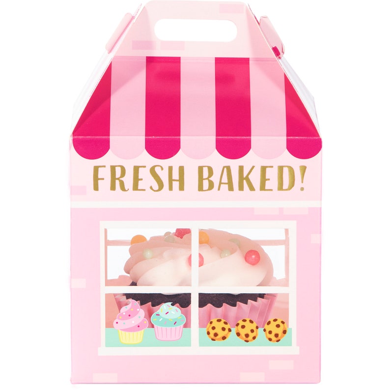 48 Pink Bakery Shop Treat Boxes Cupcakes Cookies Favors - Etsy