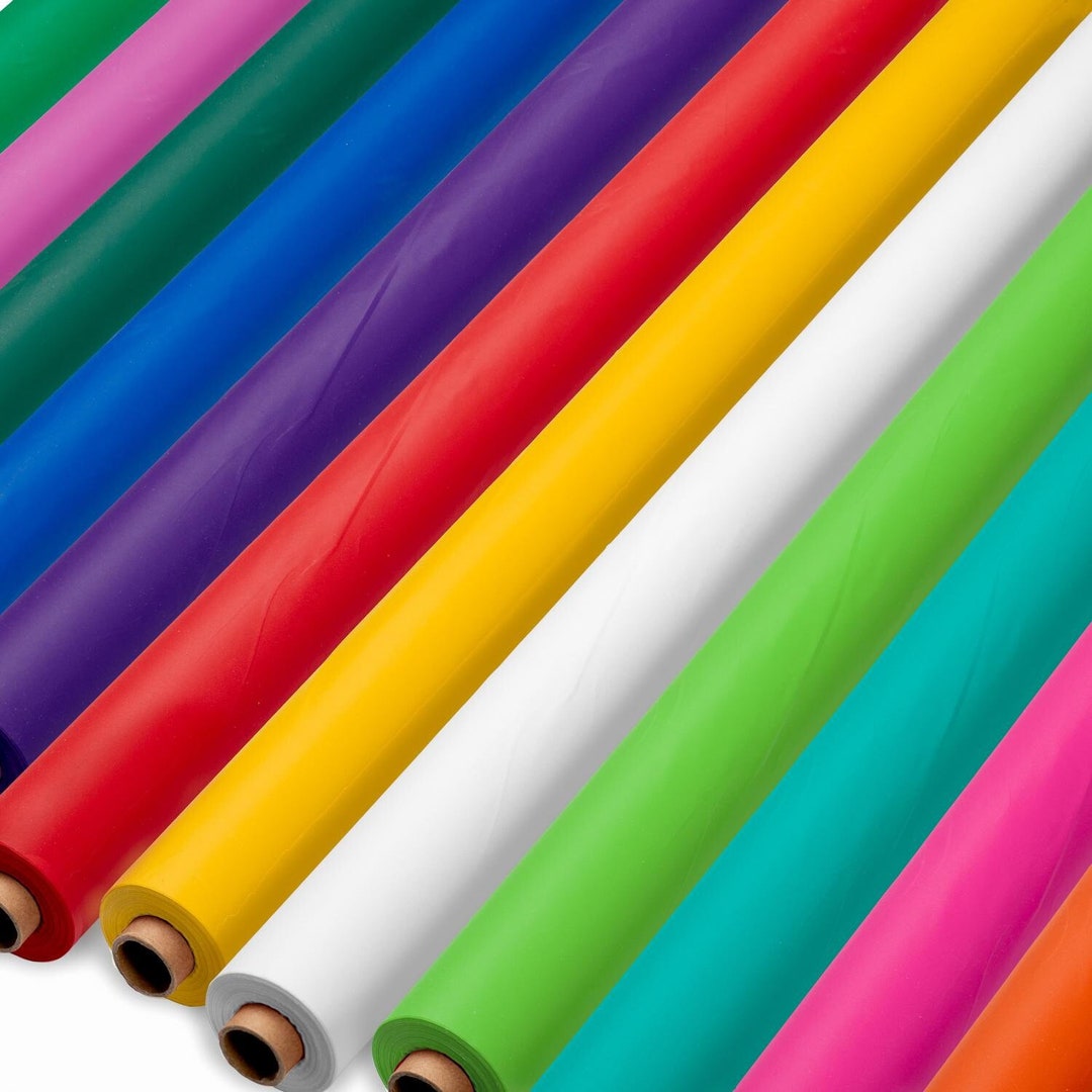 28 COLORS Banquet Table Cover Roll ~40" W X 100 Ft L ~ Cut to Fit ...