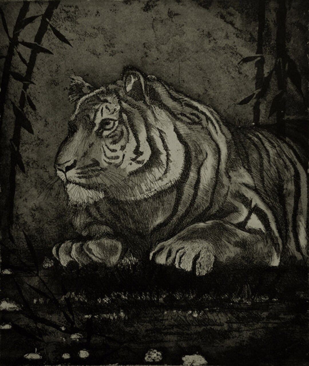 Tiger Etching - Etsy UK