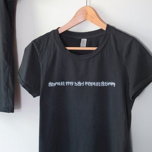 Women's Bad Reputation Tee- Kult Designs-black Alternative Apparel Gift ...