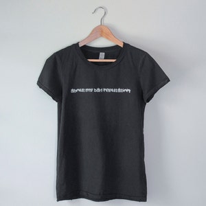 Women's Bad Reputation Tee- Kult Designs-black Alternative Apparel Gift ...