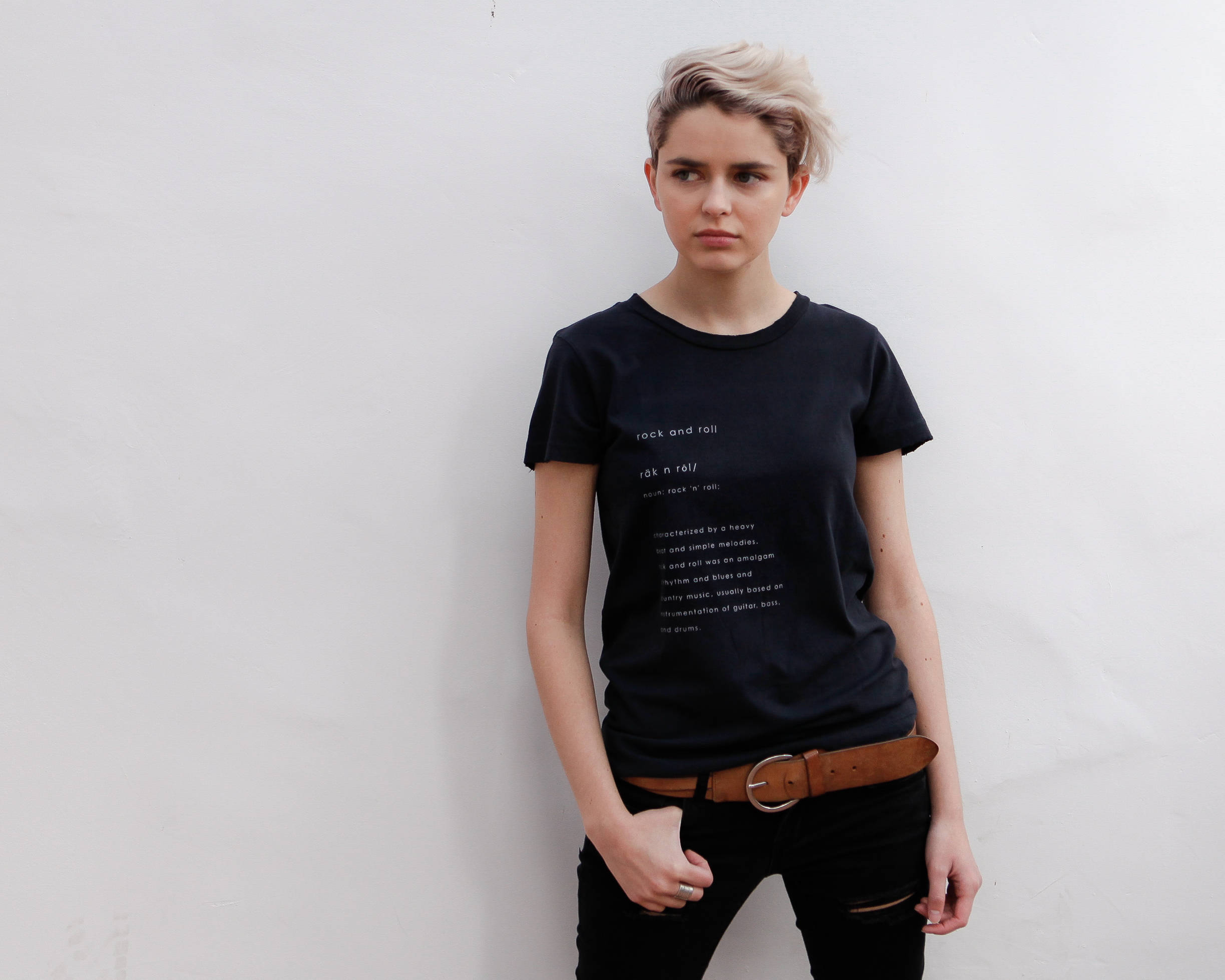 Rock N Roll Definition Tee Kult Designs-black Alternative Apparel-music ...