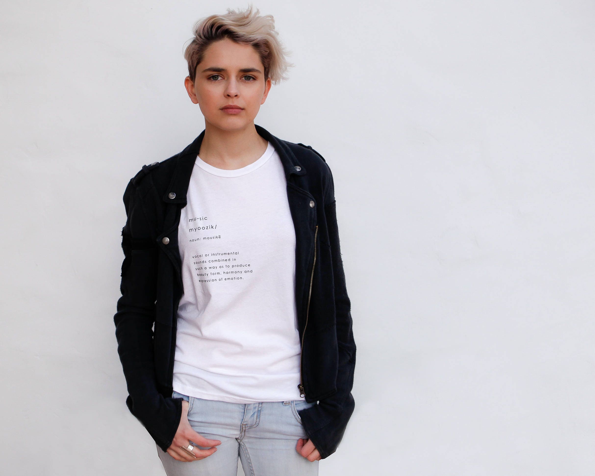 Music Definition Tee- Kult Designs-white Alternative Apparel-music ...