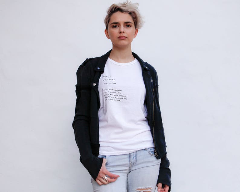 Music Definition Tee- Kult Designs-white Alternative Apparel-music ...