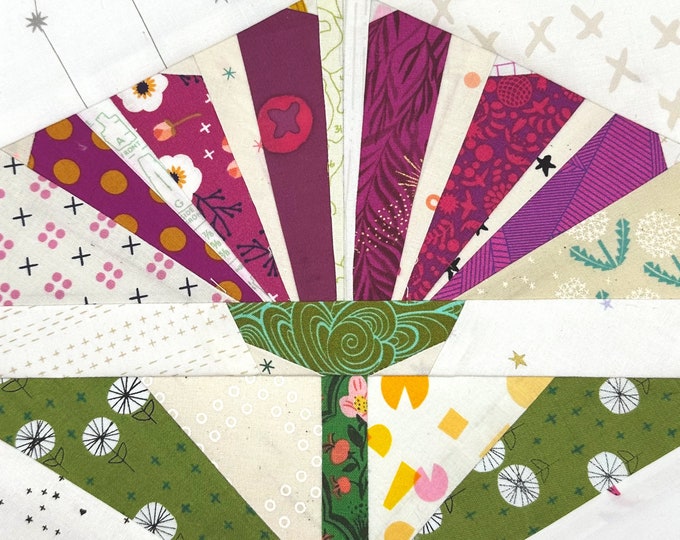 Daisy FPP Block - Garden Flowers Paper Piecing Quilt Block - Etsy