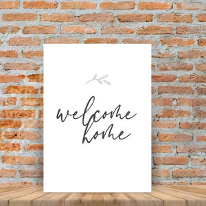 Welcome Home Customized Digital Print - Etsy