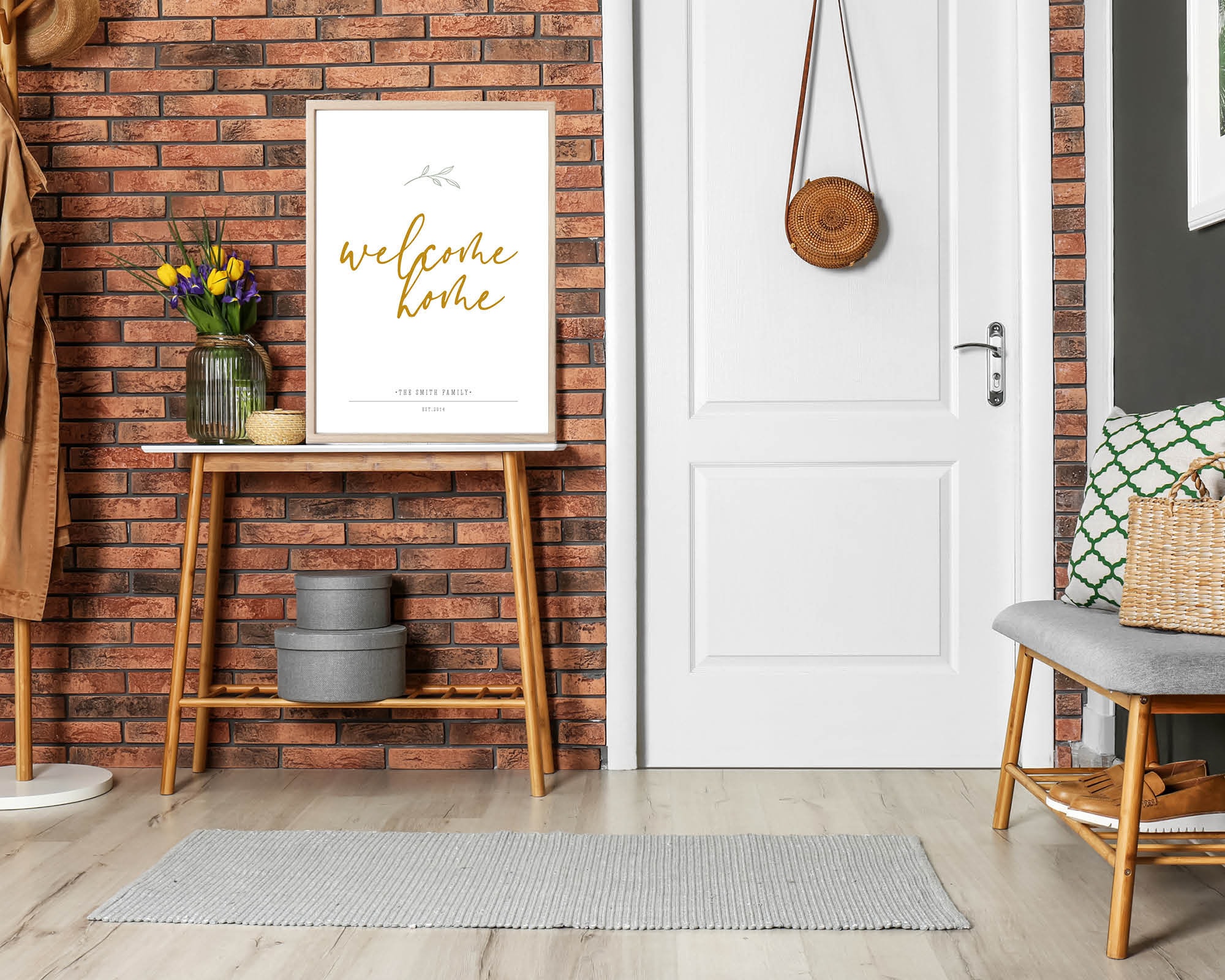 Welcome Home Customized Digital Print - Etsy