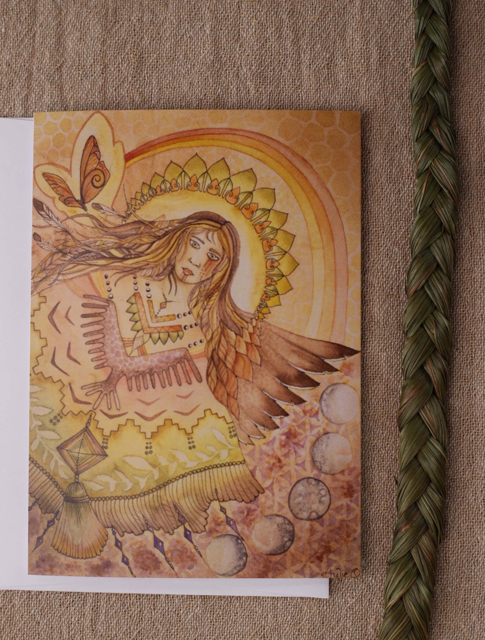 HOLDING THE LIGHT Cards Series From My Original Paintings//5 Pack Cards ...