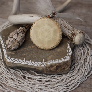 Ancient Soul.:. Deer Rawhide Shaker/hand Shaker and Feathers/spirit ...