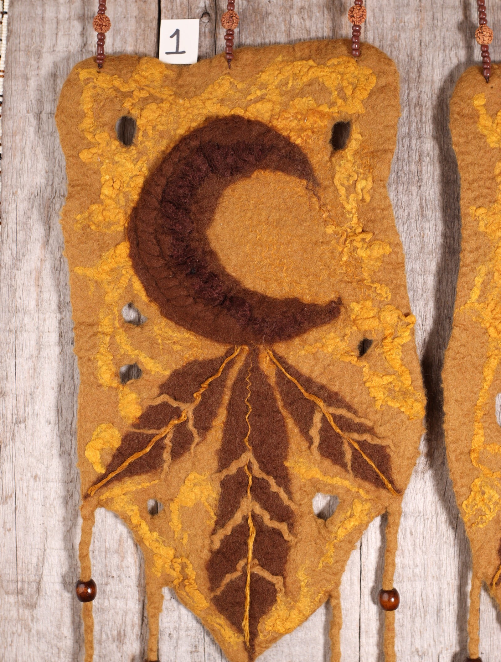 MOON ALTAR .:.felted Shield Art Wall//merino Wool/ Altar Space//home ...