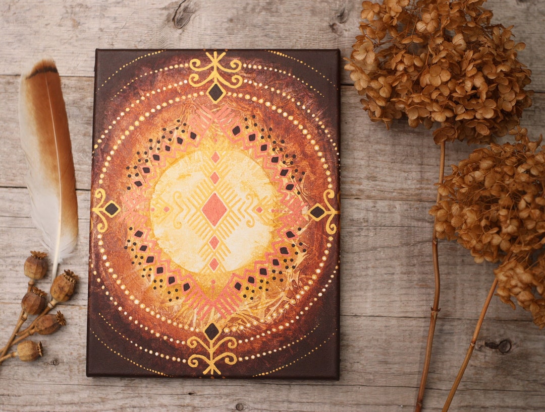 Mandala of Light Energy.:.original Painting/ Gold /acrylic /sacred Art ...
