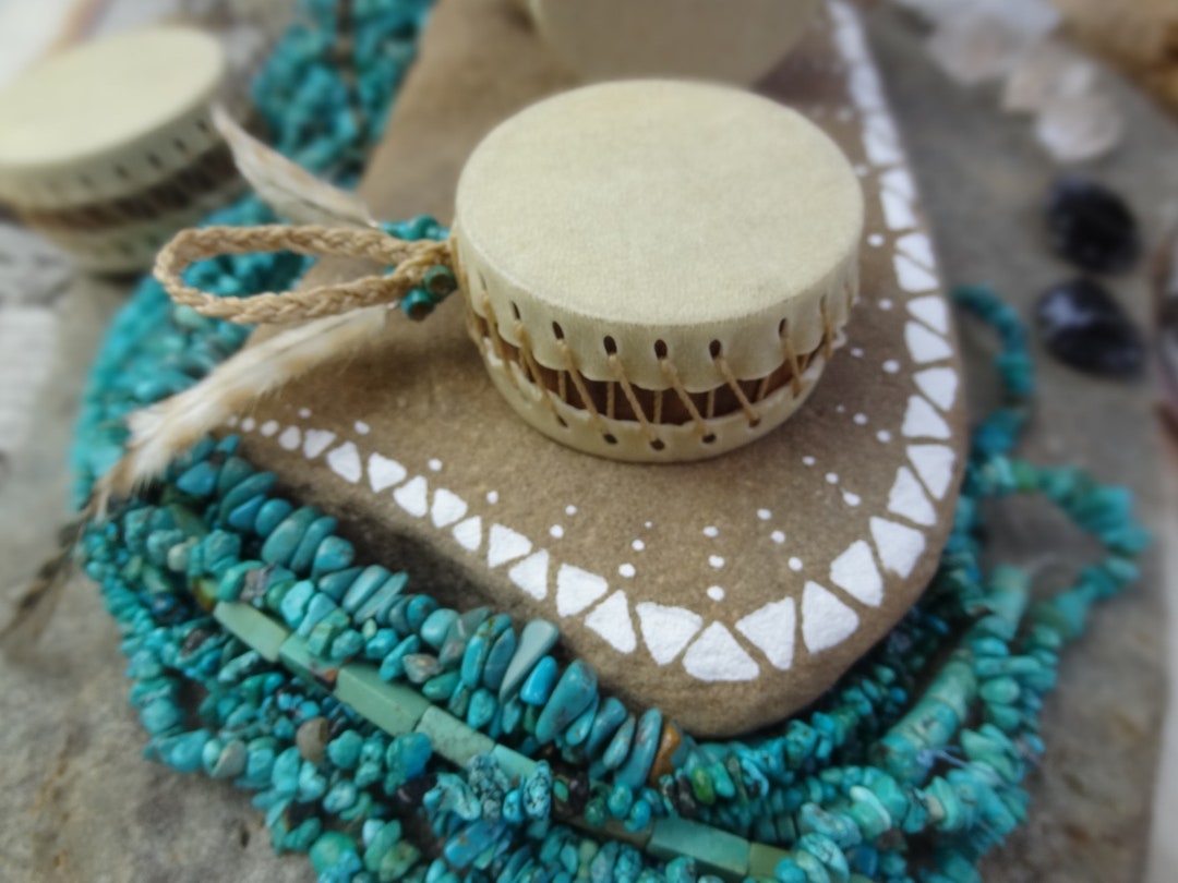Whispered Prayers.:.tiny Hand Shaker//deer Rawhide Shaker//spirit ...