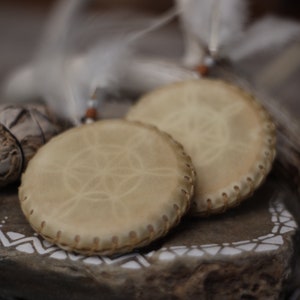 Ancient Soul.:. Deer Rawhide Shaker/hand Shaker and Feathers/spirit ...