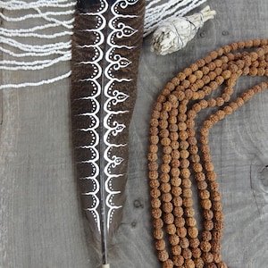 Yogi Feather .:. Painted Feather//turkey Feather//for Smudging//prayer ...