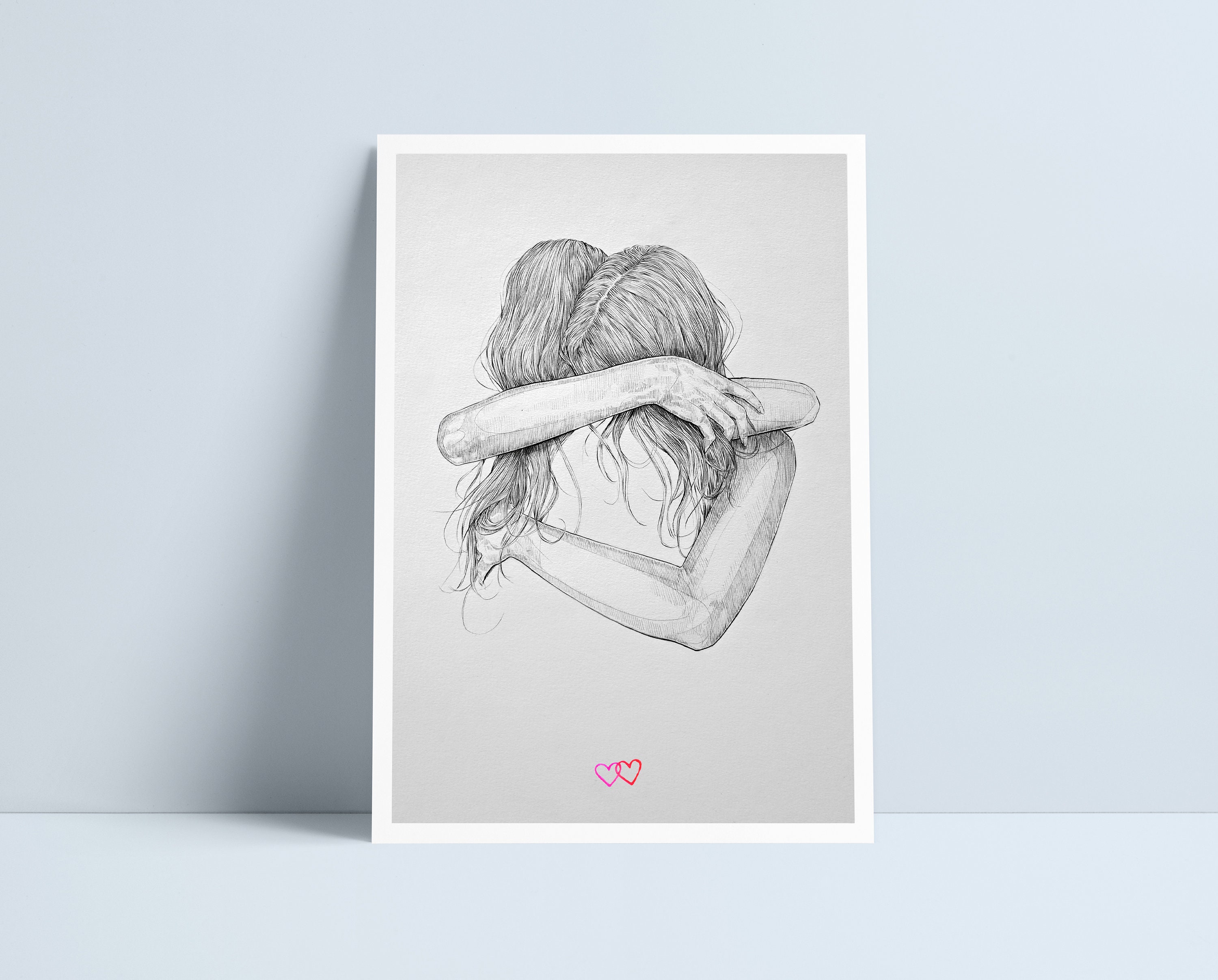 Hug variations by Niki Pilkington - Etsy UK