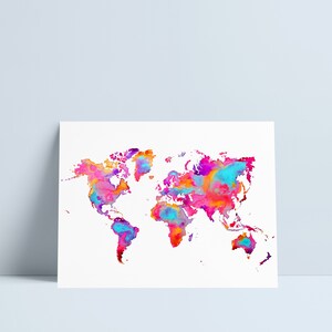 LARGE Custom Maps - Choice of 9 Maps Personalised by Niki Pilkington ...