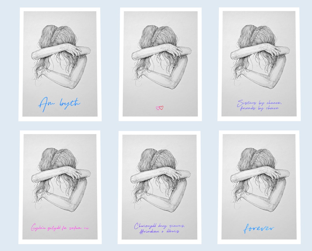 Hug (variations) by Niki Pilkington - Etsy UK