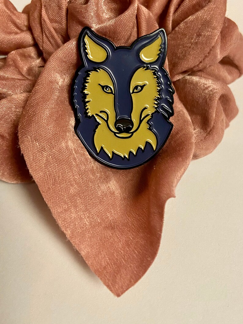 Wolf and I Enamel Pin - Etsy