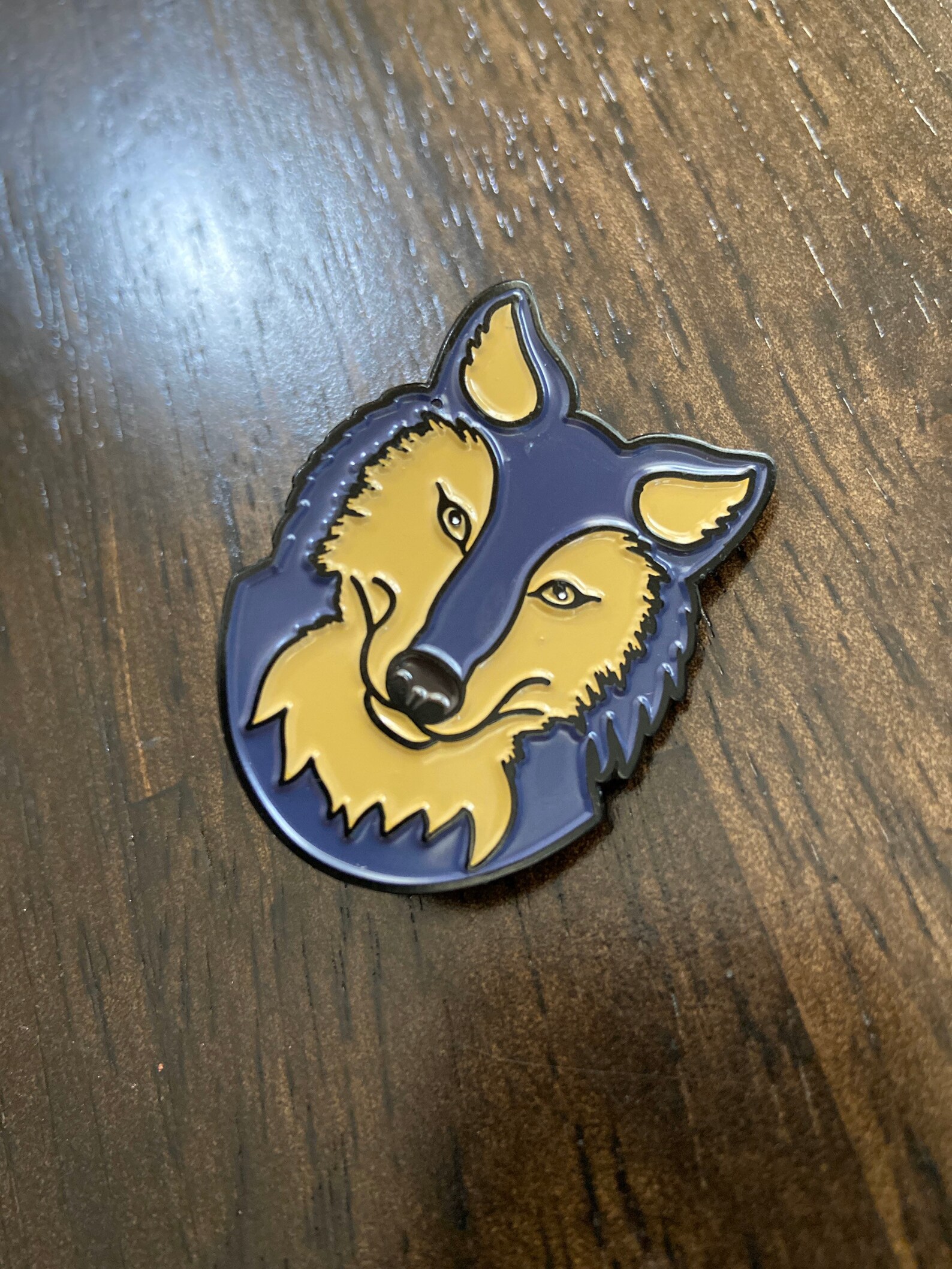 Wolf and I Enamel Pin - Etsy