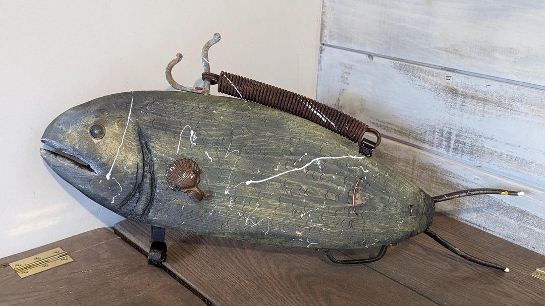 Recycled Primitive Ocean Fish Sculpture - Etsy