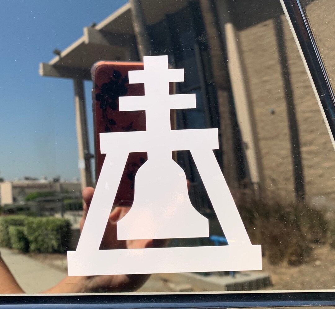Riverside Raincross Decal - Etsy