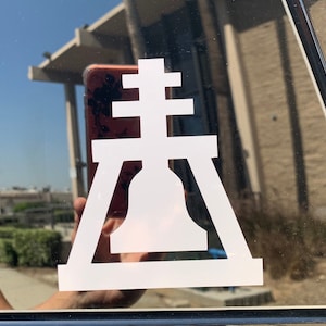 Riverside Raincross Decal - Etsy