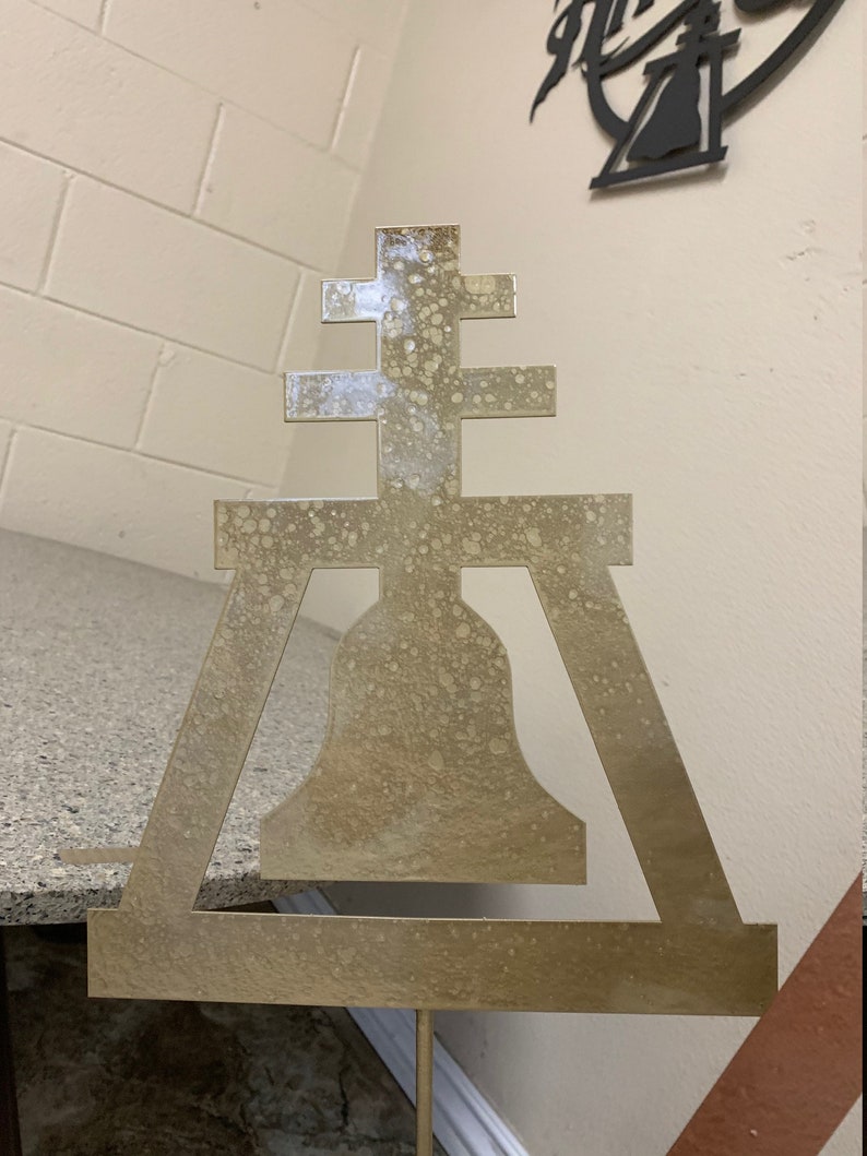 Riverside Raincross Yard Stake - Riverside Bell - Etsy