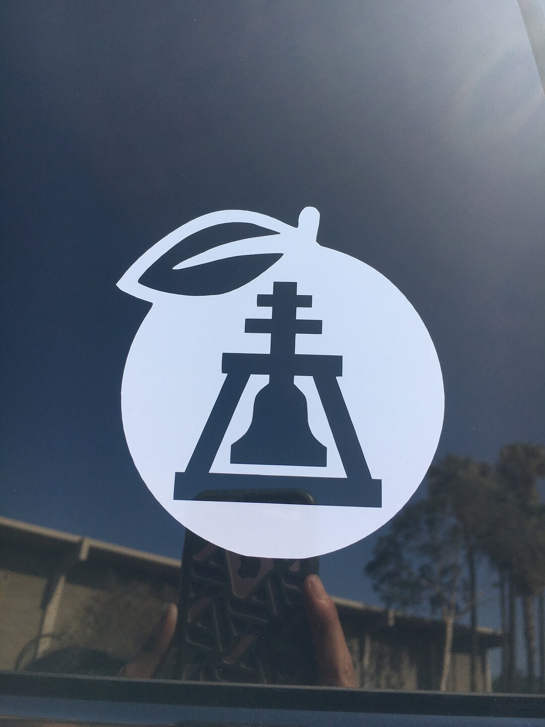 Riverside Orange Raincross Decal - Etsy