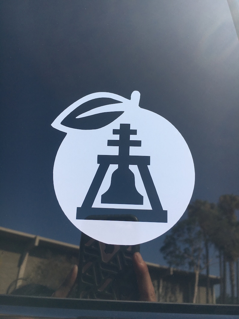 Riverside Orange Raincross Decal - Etsy