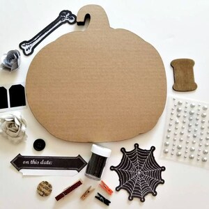 Halloween Craft Kit, Pumpkin Craft, Fall Craft Kit, Halloween Pumpkin ...