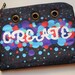 Pencil Case, Art Case, Pen Case, Painted Pencil Case, Abstract Pencil ...