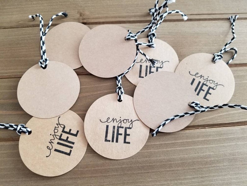 Stamped Gift Tags Gift Tags Handmade Tags Handmade Gift - Etsy