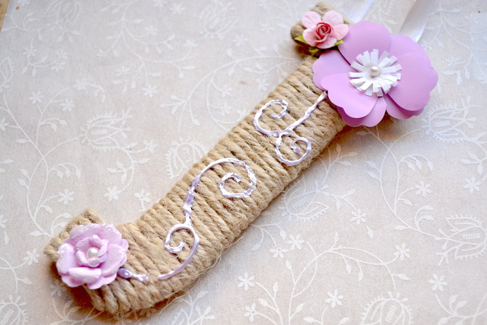 Wall Decor - Room Decor - Letter Decor - Letter Ornament - Jute Letter ...