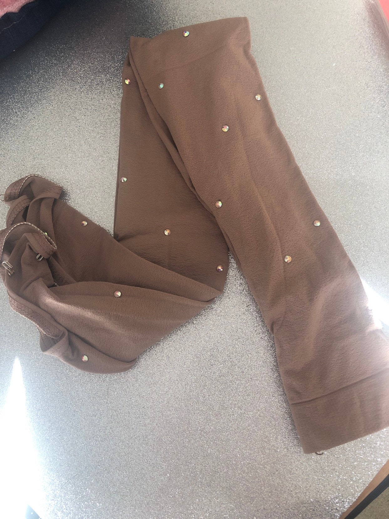 Rhinestoned Tights - Etsy